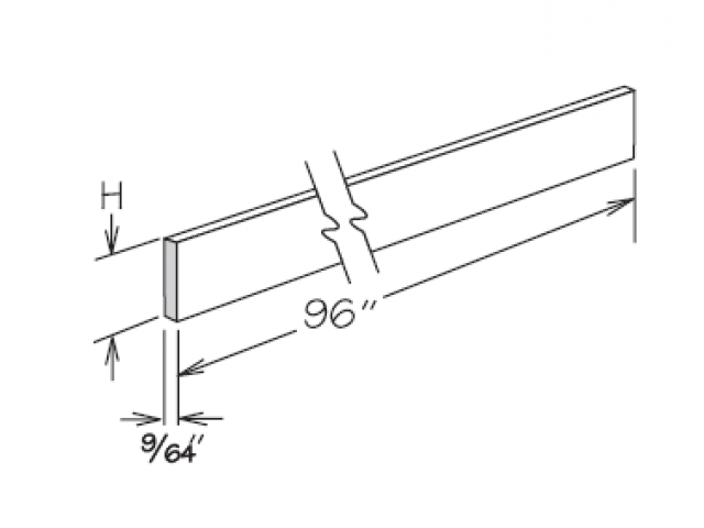 Toe Kick 8FT BTK8 Shaker Painted - Good Value Direct Cabinets
